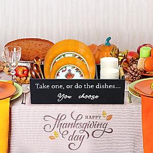 Calmbee Paper Plate Holder, Plate and Cutlery Organizer with Handles, Utensil Caddy Organizer for BBQ Party Picnic Buffet for Plate Cup Fork Knives Spoon Napkin, Paper Plate organizer