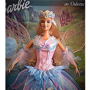 Swan Lake Barbie Doll as ODETTE w Light Up Wings (2003)