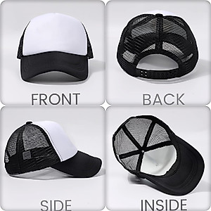 Baby-Boys Dinosaur Baseball-Caps Adjustable Trucker-Hat Sun-Baseball-Hat Fit 2-7 Years Kids-Toddler (20.5" Adjustable fit for 2-7T, Black)