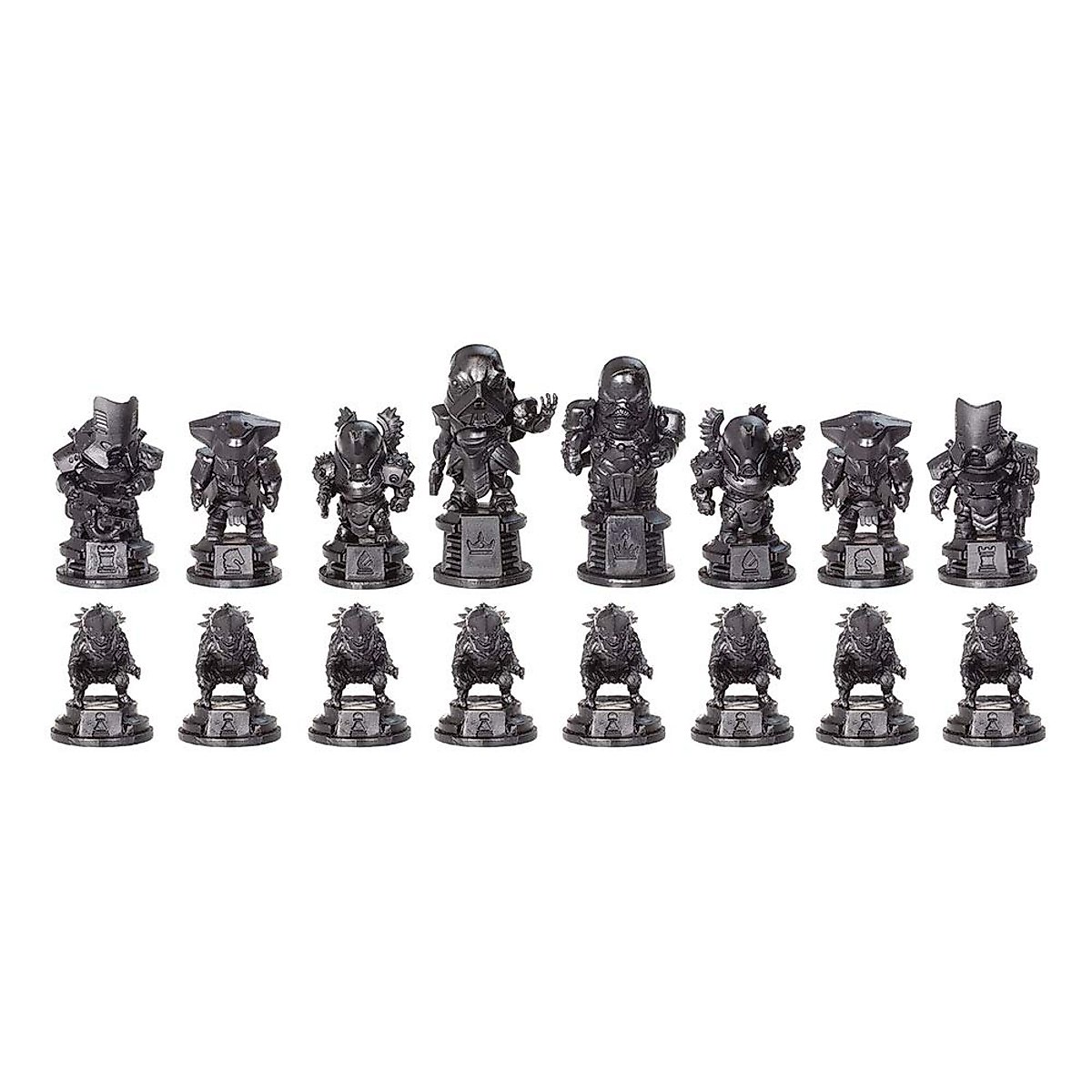 USAOPOLY Destiny Chess Set | Destiny 2 Video Game Chess Game | 32 Custom Sculpt Collectable Figure Chess Pieces and Custom Chess Board
