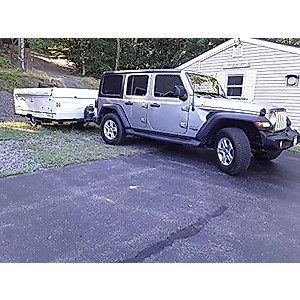 MECMO 56407 4-Pin Trailer Wiring Harness for 2018-2023 Jeep Wrangler JL/JLU, 2020-2023 Jeep Gladiator JT, 19-23 Jeep Wrangler Unlimited, Towing Hitch Wiring for JL Trailer Light Connect