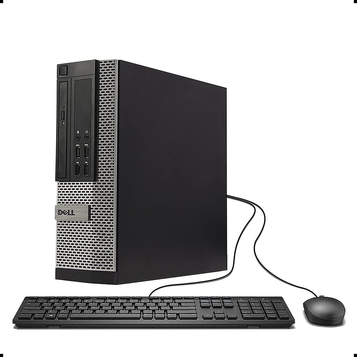 Dell OptiPlex 7020 SFF Desktop Computer, Intel Core i5-4590 3.2Ghz, 16GB DDR3 RAM, 1TB, Wi-Fi, DVDRW, VGA, Display Port,Keyboard, Mouse, Windows 10 Home (Renewed)