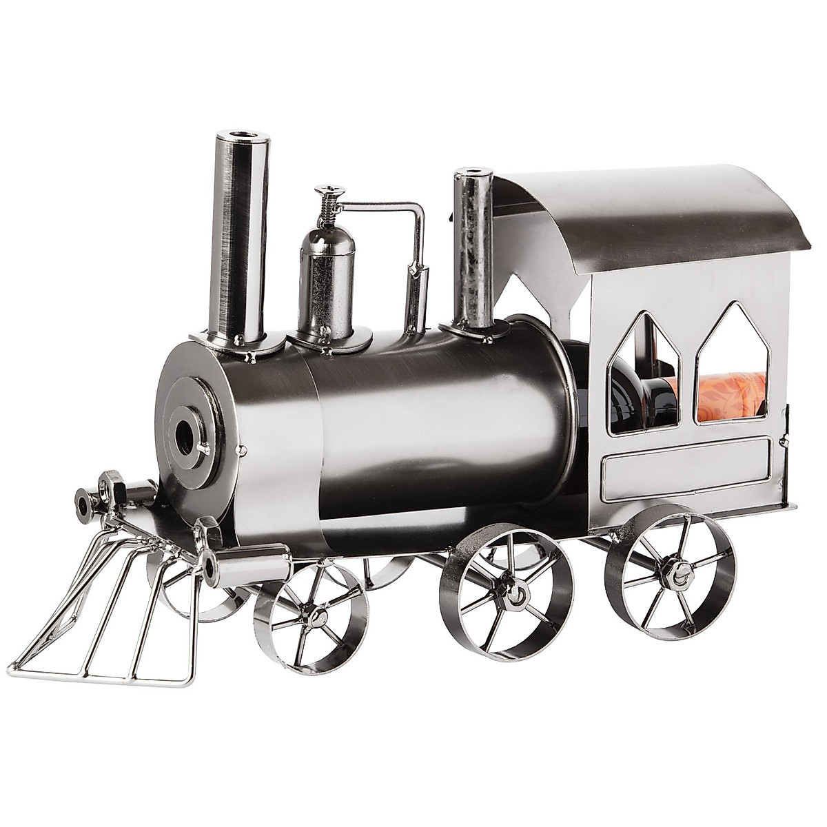 BRUBAKER Wine Bottle Holder Statue Locomotive Sculptures and Figurines Decor & Vintage Wine Racks and Stands Gifts Decoration