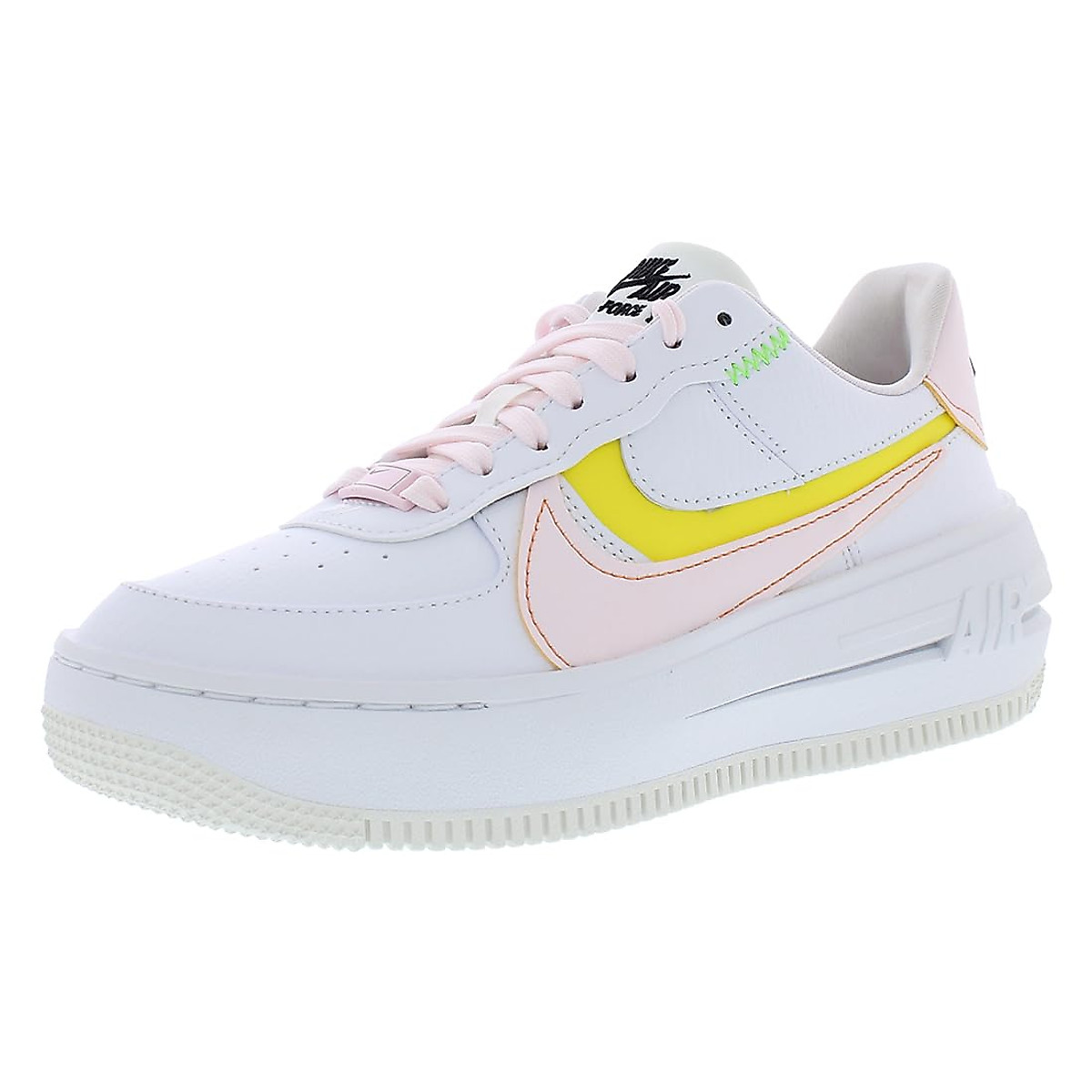 Nike Women's Modern, White Pearl Pink Opti Yellow, 10.5
