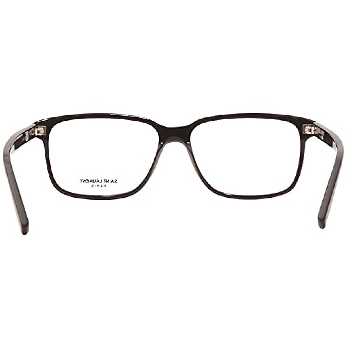 SAINT LAURENT SL-458 004 Eyeglasses Men's Black/Silver Full Rim Square 58mm