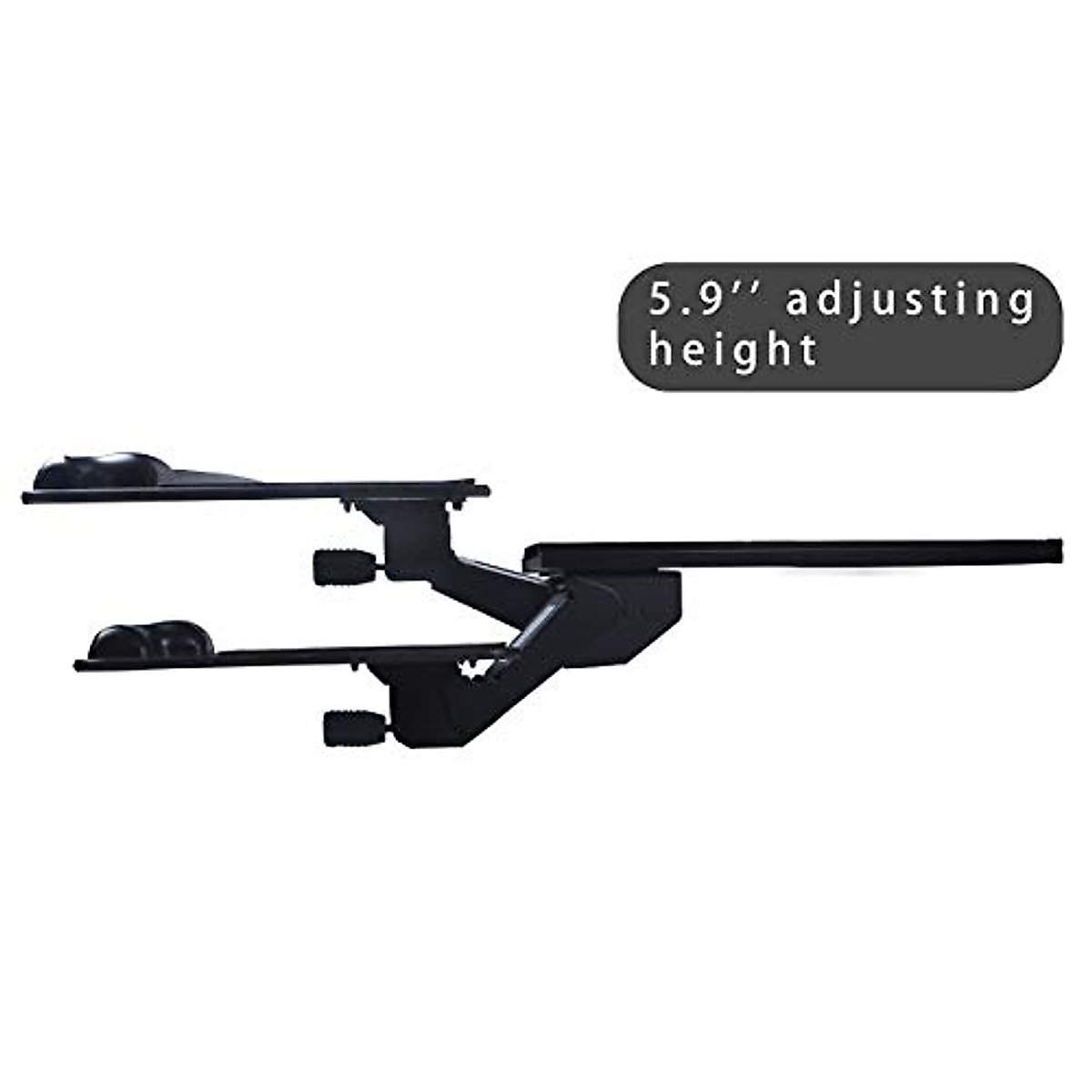 Adjustable Keyboard Tray Ergonomic Design Standard Under Desk Platform Large Space Track CARTMAY