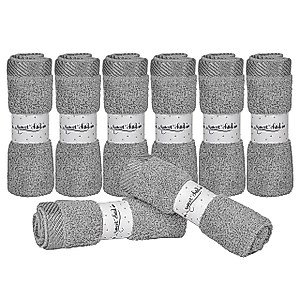 Sweet Child 8-Pack Baby Washcloths -Super Soft Rayon Washcloth, Baby Wash Cloths for Newborn,Infants and Kids, Bath Baby Towels, Body and Face Towel, Face Cloths for Washing Face