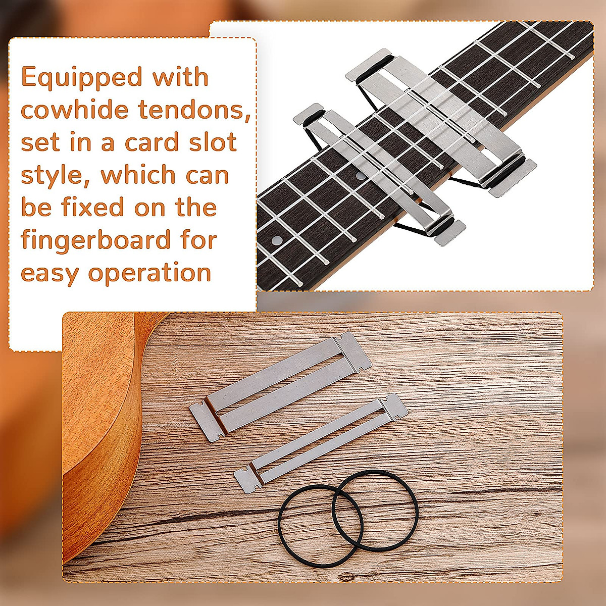 Boao 3 Sets Guitar Fret Protector Fingerboard Guards Stainless Steel Fretboard Protector Bass Guitar Fret Guards for Dressing and Polishing Frets Guitar Tool Luthier Tool Fret Polishing Kit