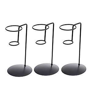 Operitacx 3Pcs Ice Cream Cone Holder Iron Popsicle Display Stand Egg Cone Holder Racks Waffle Cones Holder DIY Baking Rack Food Serving Rack