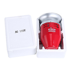 YaeCCC Motor Horn Siren Buzzer MS-390 AC 110V 1.5A 125DB Decibel Security