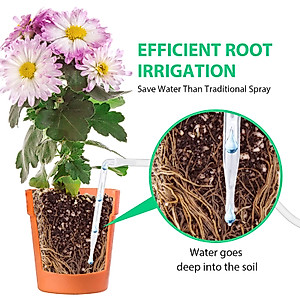 Automatic Watering System, Briidea Automatic Plant Waterer Indoor, DIY Drip Irrigation Kit for Vacation, Power Adapter, Auto Watering Devices for 15 Potted Plants