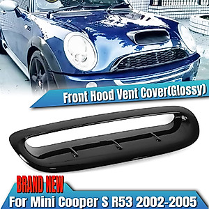 For Mini Cooper S R53 R50 2002-2006 2004 Front Air Hood Bonnet Scoop Vent Kit