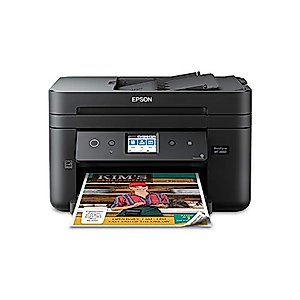 Epson Workforce WF-2860 All-in-One Printer, Print, Copy, Scan, Fax, Ethernet with OHITEC Accessories