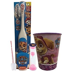 Complete Oral Hygiene Bundles with All of Your Child's Favorite Paw Patrol Characters. (3 Piece, Skye)