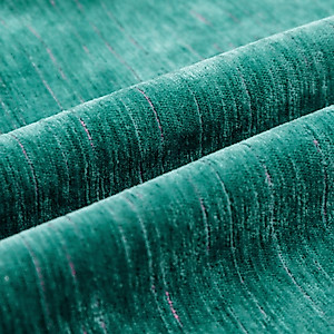 Lipo Thick Chenille Pillow Covers 18x18- Set of 2 Decorative Euro Throw Pillows Cover, Soft Cushion Case, Home Decor Rustic Farmhouse for Couch, Bed, Sofa, Bedroom, Car (Turquoise, 18X18 Inch)