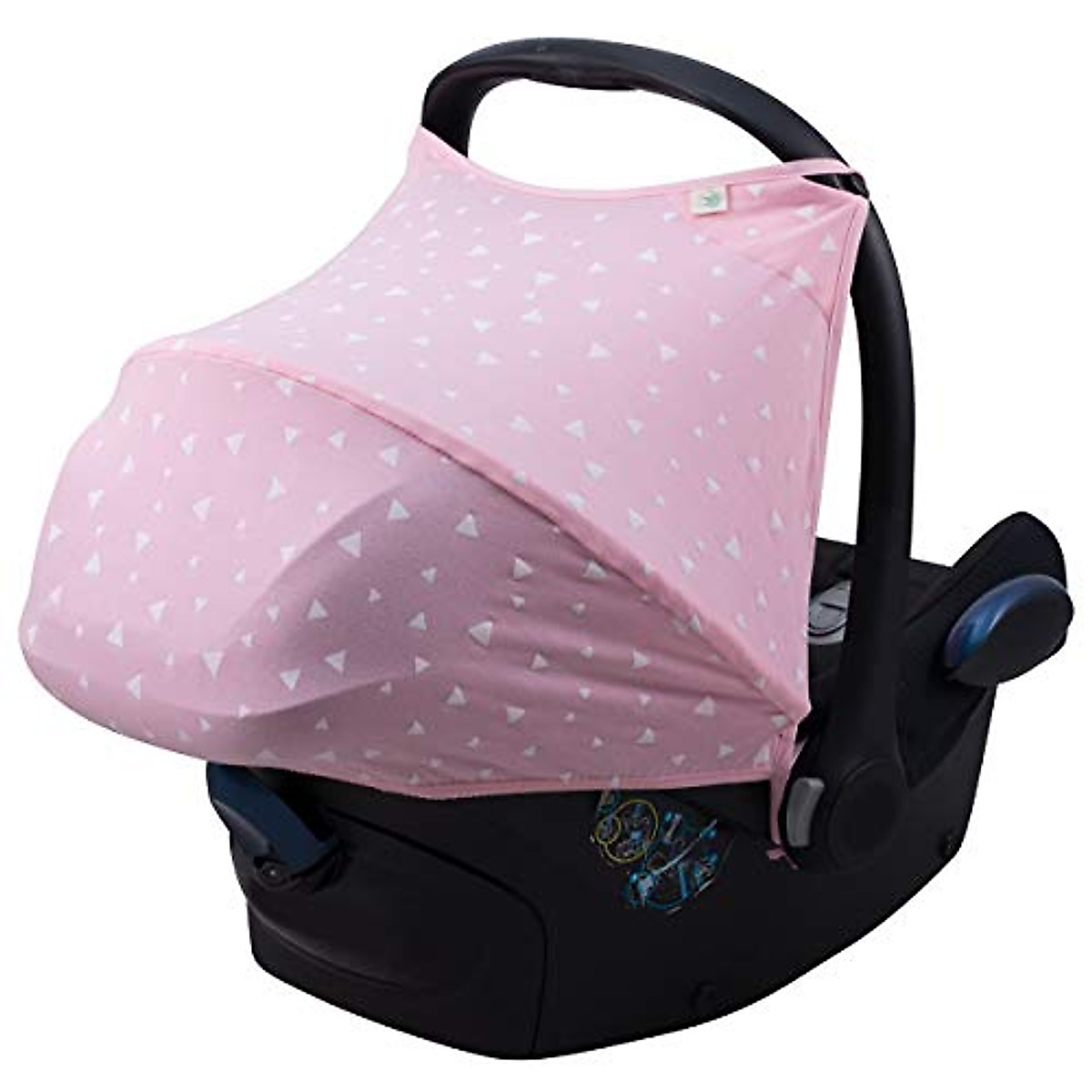 JYOKO Kids Cotton Hood Canopy Compatible with Maxi COSI Cabriofix, Pebble (Pink Sparkles)