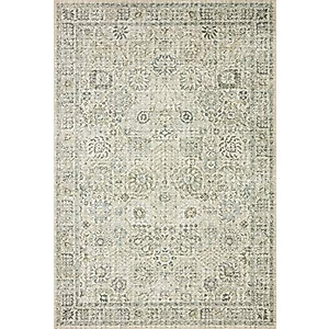 Loloi II Skye Collection SKY-14 NATURAL / SAGE, Traditional 5'-0" x 7'-6" Area Rug