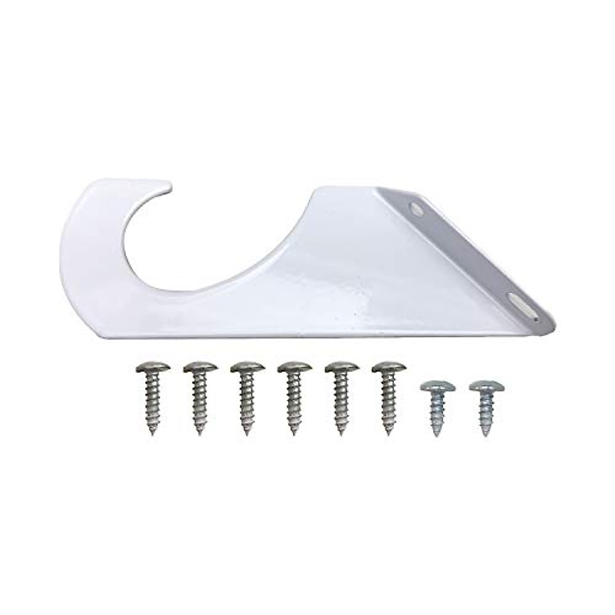 Design House 205831 Adjustable Closet Rod, 48"-72", White, inch inch