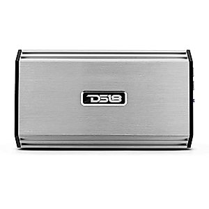 DS18 S-1600.2/SL Car Audio Amplifier – 2 Channel, Full Range, Class AB, 1600 Watts (Silver)