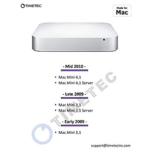 Timetec 8GB KIT(2x4GB) Compatible for Apple DDR3 1067MHz / 1066MHz PC3-8500 CL7 for Mac Book, Mac Book Pro, iMac, Mac Mini (Late 2008, Early/Mid/Late 2009, Mid 2010) SODIMM Memory MAC RAM Upgrade