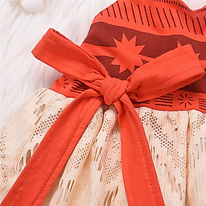 Aalizzwell 2T Toddler Girl Dress Orange