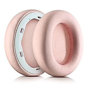 XBERSTAR Professional Headphones Ear Pads Cushions Replacement -earpads for Soundcore Life Q30 / Q35 BT Headset (Pink)