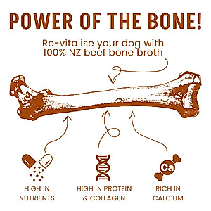 Kōrure Pets Beef Bone Broth Powder - All-Natural Dog Supplement for Bone Health and Digestion