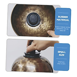 BIUDECO 6 Pcs Bodhisattva Bowl Spiritual Decor Strong Suction Cup Tibetan Bowl Handle Bowl Lifter Meditation for Women Tibetan Singing Bowl Accessories Tibetan Bowl Suction Cup