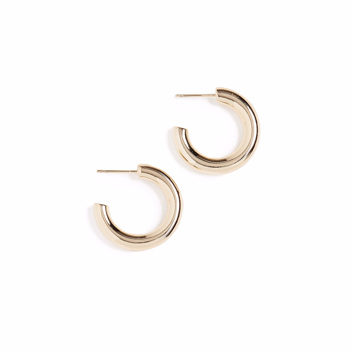 Alexa Leigh Women's Everyday Hoops, Yellow Gold, One Size