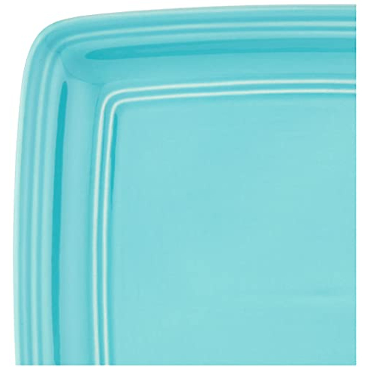 American Atelier Square Dinnerware Sets | Turquoise Green Kitchen Plates, Bowls, and Mugs | 16 Piece Stoneware Madelyn Collection | Dishwasher & Microwave Safe | Service for 4