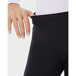 32 Degrees Women's 2 Pack Performance Ultra Light Thermal Baselayer Legging Pant, BLACK/BLACK, Large