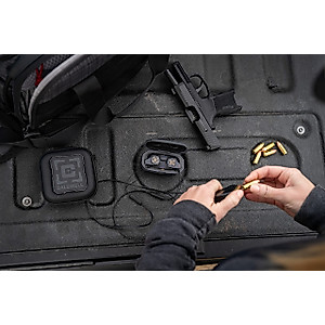 Caldwell E-MAX Shadows Pro - Electronic Hearing Protection with Ambient Sound Amplification, Bluetooth, Rechargeable Case for Shooting, Range