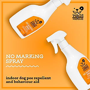 Wags & Wiggles No Marking Deterrent Training Spray for Dogs - Indoor Dog Pee Repellent & Behavior Aid, Anti Pee & Urine Deterrent, No More Marking, Ideal for Potty Training