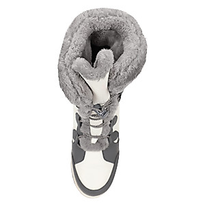 Mountain Warehouse Extreme Snowflake Womens Long Snow Boots - IsoDry White Womens Shoe Size 7 US