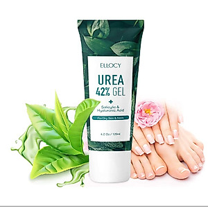 Ellocy 42% Urea Gel Max Plus Salicylic & Hyaluronic Acid - cracked heel repair callus remover gel for Elbows, Feet, and Hands, and cracked heel, calloused feet remover gel