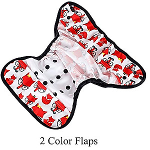 simfamily One Size Fit All Baby Reusable Waterproof Diaper Nappy Cover Double Gussets
