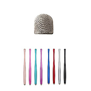 Replacement Mesh Fiber Tips for CCIVV Slim Waist Stylus Pen [0.25-inch Fiber Tip Series] (Pack of 12)