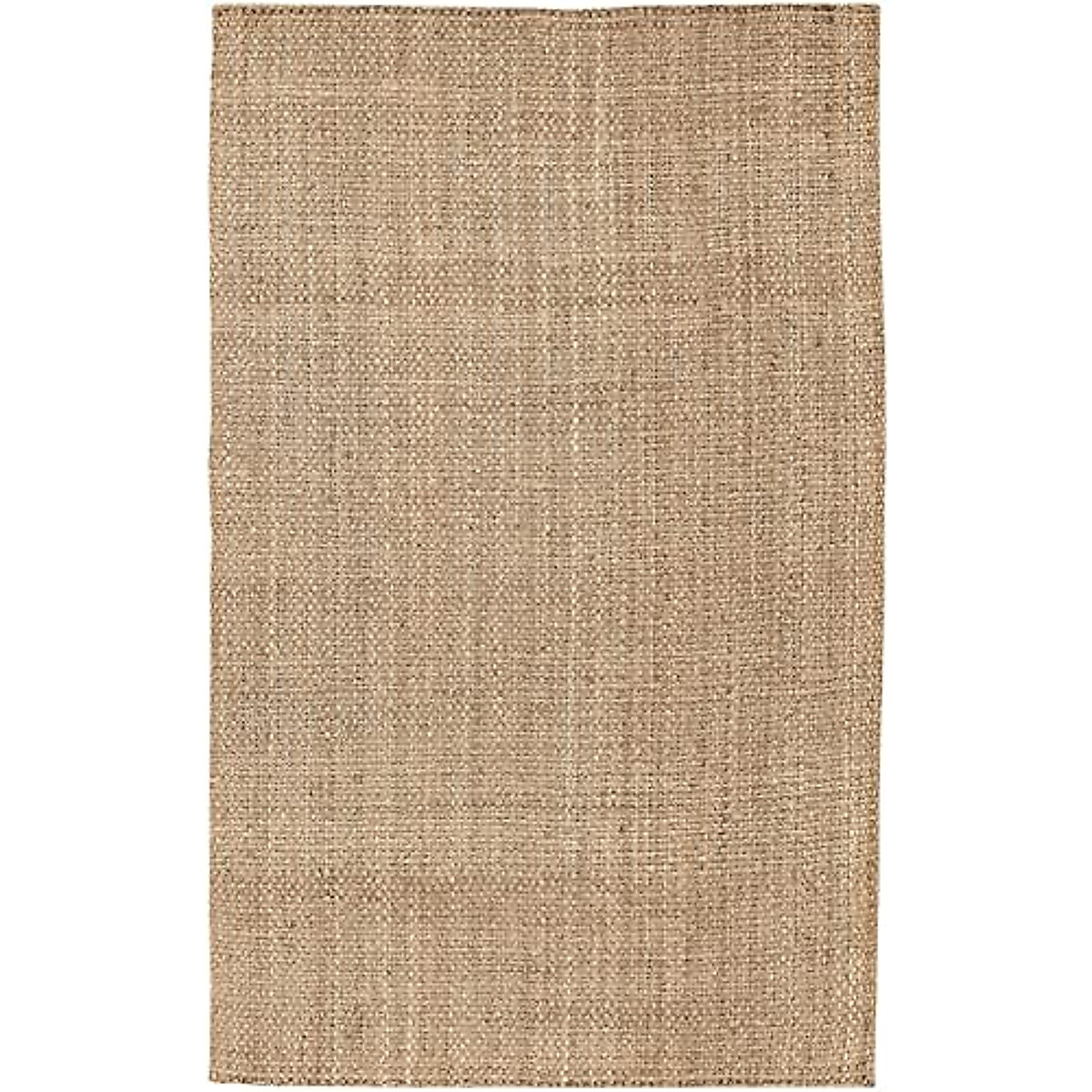 Hauteloom Herndon Sea Grass Jute Rug - Natural Fiber Sisal Area Rug - Natural Farmhouse Look Carpet - Rattan Wicker Look Carpet - Brown - 6' x 9'
