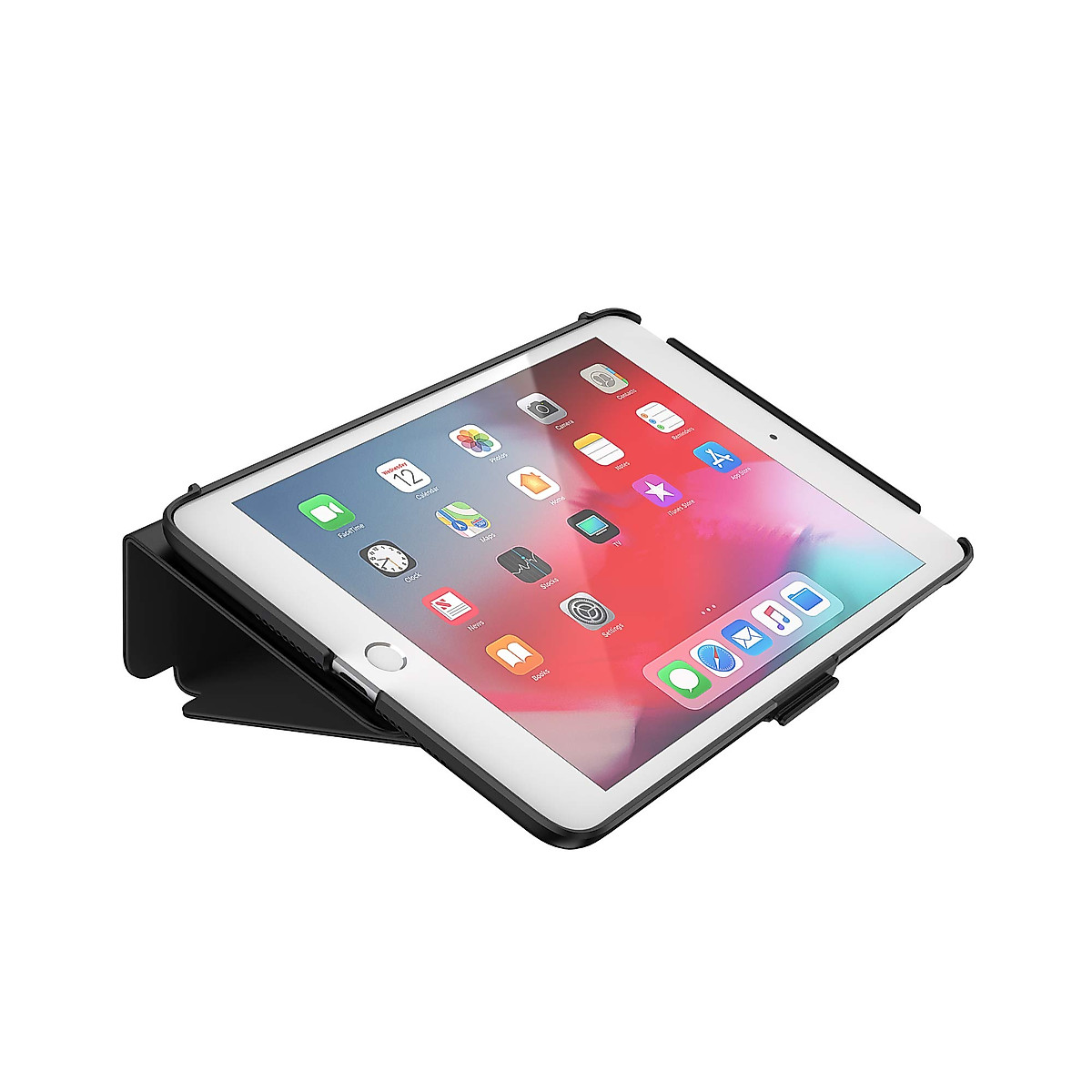 Speck Products BalanceFolio iPad Mini 4 (2019) Case and Stand, Black, Black (126936-1050)
