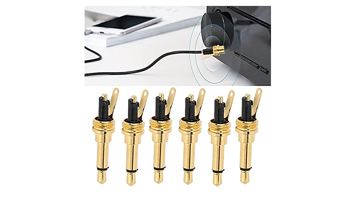 ASHATA Headphone Jack, 100Pcs 3.5mm Mono Headphone Jack, 2-Pole Audio ...