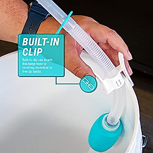 TERAPUMP TRFTCLN Aquarium Gravel Cleaner (BPA Free) Fish Tank Sand Cleaner Aquarium Gravel Cleaner with Long Nozzle & Water Flow Controller, (10-20 Gallon Tank)