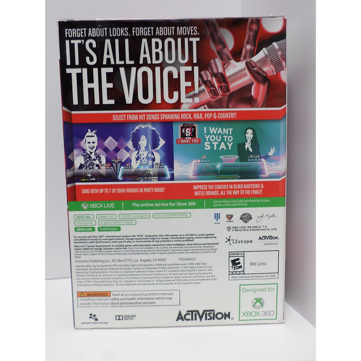 The Voice Bundle with 2 Microphones - Xbox 360