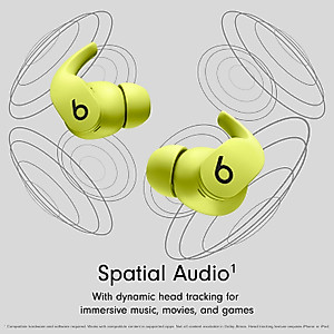Beats Fit Pro - True Wireless Noise Cancelling Earbuds - Apple H1 Headphone Chip, Compatible with Apple & Android, Class 1 Bluetooth, Built-in Microphone, 6 Hours of Listening Time - Volt Yellow