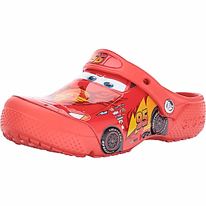 Crocs Kids' funlab Cars K Clog, Flame, 12 M US Little Kid