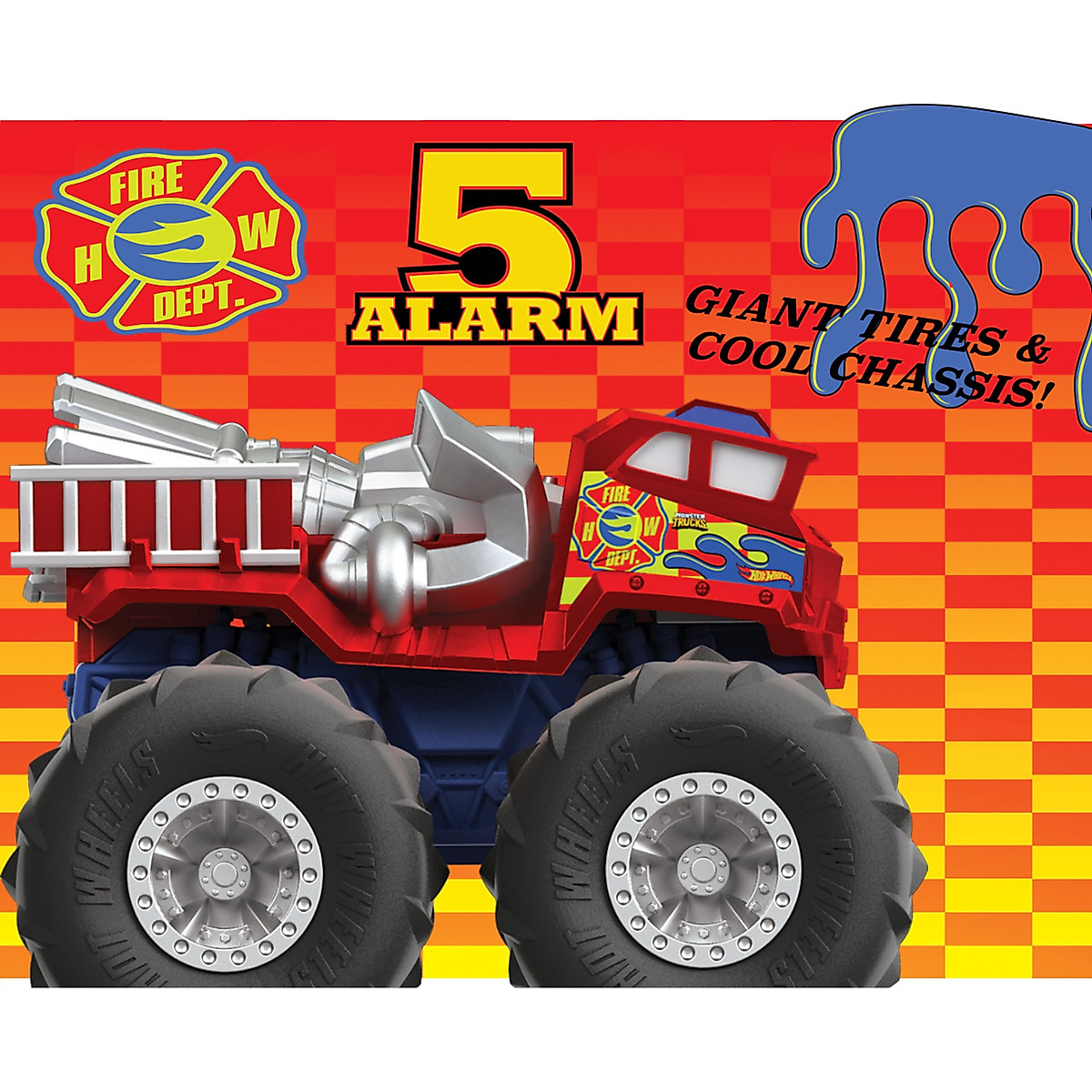 Hot Wheels Monster Trucks Twisted Tredz Vehicles, Creature-Themed 1:43 Scale Toy Truck with Pull-Back Motor & Giant Wheels, Gift for Kids Ages 3 Years Old & Up