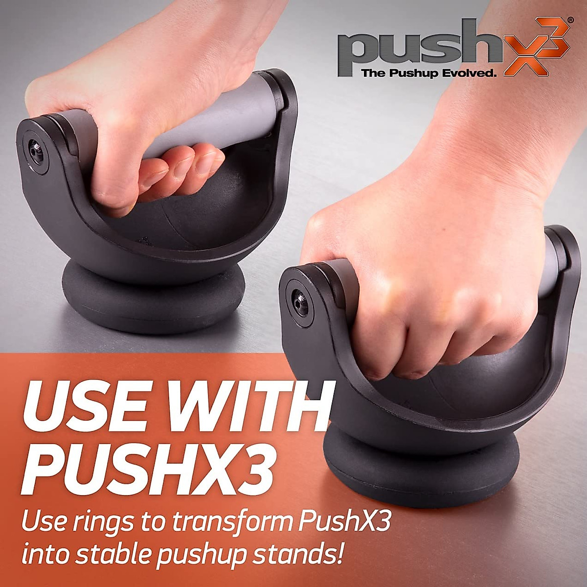 PushX3, Workout Equipment, Fitness Equipment, Pushup Handles, Push Up Bars, Exercise Equipment, Work From Home Fitness, Abs Workout Equipment, Gym Accessories, Home Gym, Grip Strength Trainer