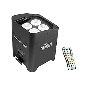 CHAUVET DJ Freedom Par Quad 4 Wireless Battery LED Wash Light Effect w/ Remote