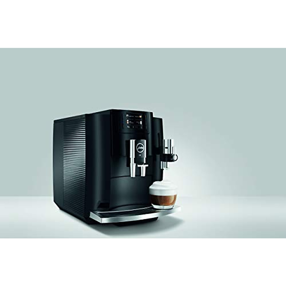 Jura E8 (NAA) 4th Gen Automatic Coffee Machine (Piano Black)