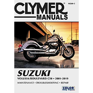 Suzuki Volusia/Boulevard C50 (2001-2019) Clymer Repair Manual: Maintenance * Troubleshooting * Repair (Clymer Powersport)