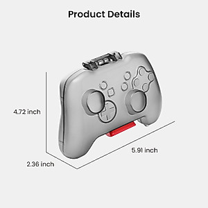 tomtoc Switch Pro Controller Case, Hard Shell Joystick Protector for Nintendo Switch OLED Pro Controller, Shock-proof, Anti-scratch, Water-resistant Switch Remote Accessory Protective Cover
